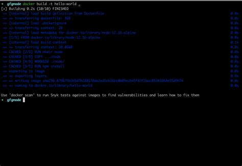 How To Create A Dockerfile In Nodejs Geeksforgeeks