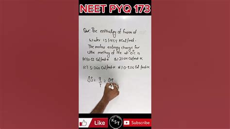 Thermodynamics Chemistry Class 11 Neet Neet Pyq Chemistry Kst Med