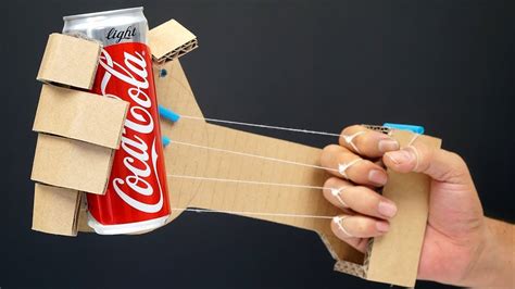 How To Make A Robotic Arm At Home Out Of Cardboard DIY Robot Idea