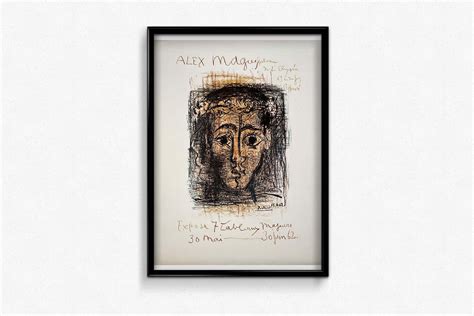 Pablo Picasso Original Poster Pablo Picasso Exhibition At The Galerie