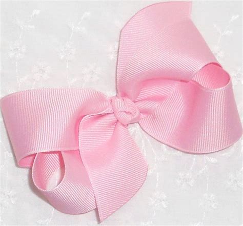 Light Pink Hair Bow Hair Bows Bows For Girls Girls Boutique Bow