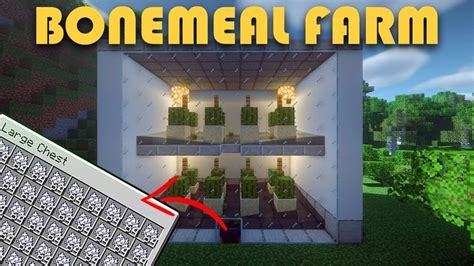 Automatic Bonemeal Farm How To Make Best Farm In Minecraft 119