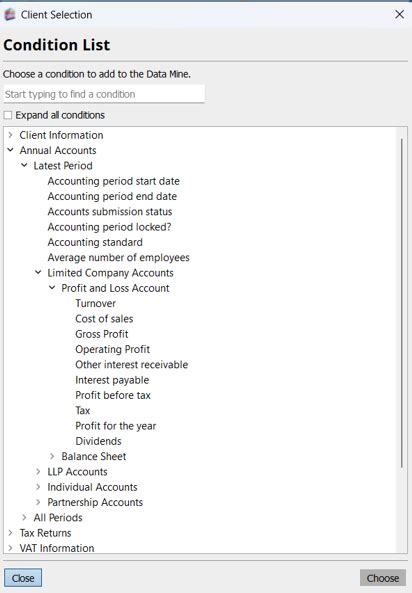 Data Mining For Clients Using Accounting Andor Corporation Tax Values