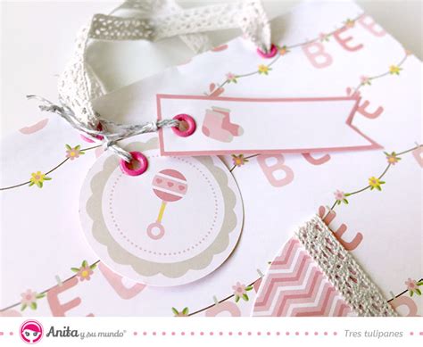 Cómo hacer una bolsa de regalo para bebé con papel de scrapbook Anita y su mundo