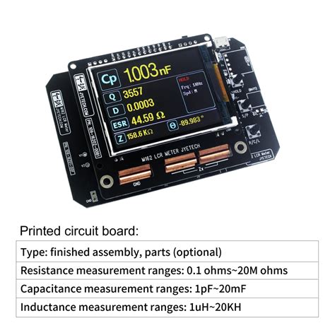 Digital Inductance Capacitance Resistance Meter Diy Kit Stm32f303 Microcontroller Automatic