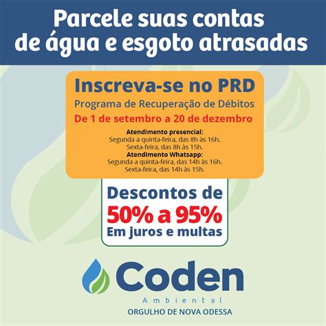 Coden Ambiental Oferece Parcelamento E Descontos Para Pagamento De