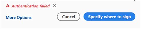 Solved Authentication Failed In Adobe Acrobat Pro Adobe Product Community 12381967