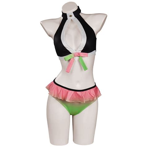 Demon Slayer Kanroji Mitsuri Original Designer Sexy Swimsuit Cosplay Costume Cossky® Artofit