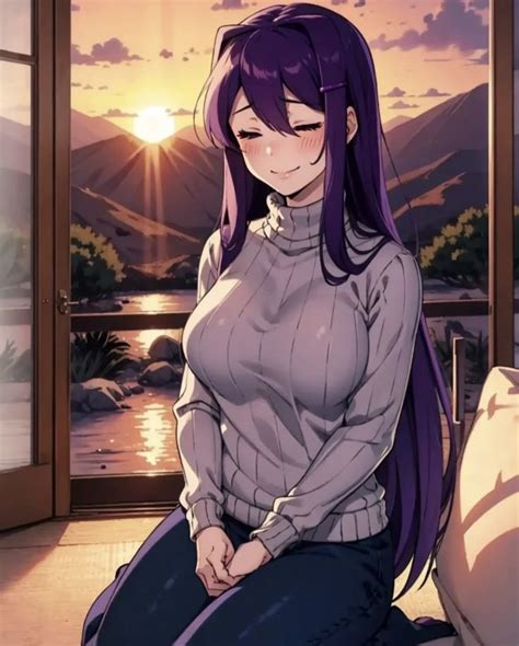 Pin By Ash🩷🍓🍰 On Ddlc But Usually Just Yuri And Sayori Literature Club