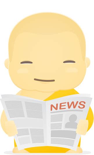 말풍선이 있는 몽크 귀여운에 대한 스톡 벡터 아트 및 기타 이미지 귀여운 기사 출판 노랑 Istock