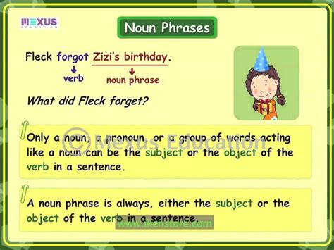 Sentence Example With A Noun Phrase