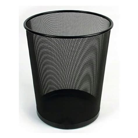 KOSZ BIUROWY METALOWY SIATKA CZARNY 12L 0076161 Cena Opinie