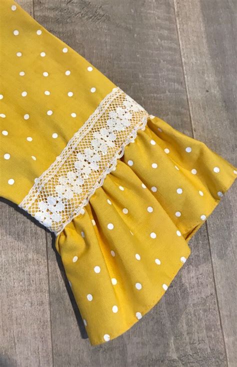 Vtg Twiggy Mod Go Go Mini Dress Canary Yellow Polka D Gem