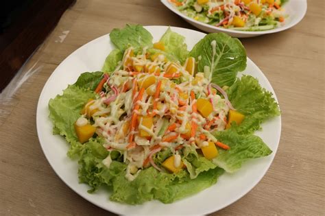 Mango Kani Salad Recipe Pinaka The Best W Dressing Recipe