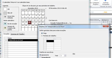 Criando Calendários No Ms Project El Micox