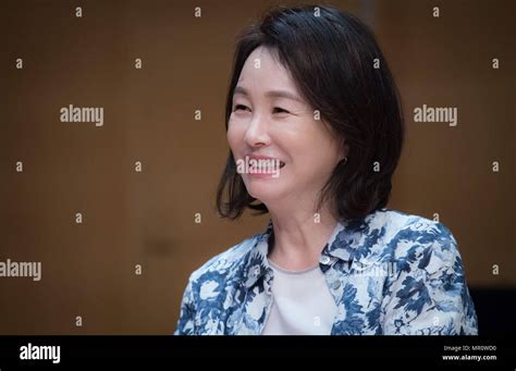 25th May 2018 S Korean Actress Kim Mi Sook South Korean Actress Kim Mi Sook Poses For A Photo