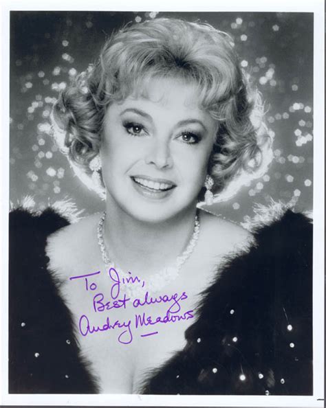 Audrey Meadows Autographed Inscribed Photograph Historyforsale Item 22511