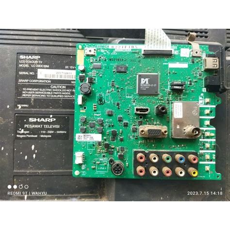 Jual Mb Mainboard Motherboard Mobo Micom Modul Mesin Tv Lcd Sharp Lc Dc M