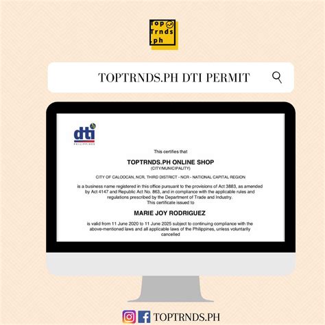 Toptrnds Ph Dti And Fda Permit 💯 Facebook