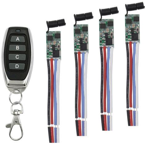 Mhz Dc V V V Ch Led Lamp Controller Micro Receiver Relay