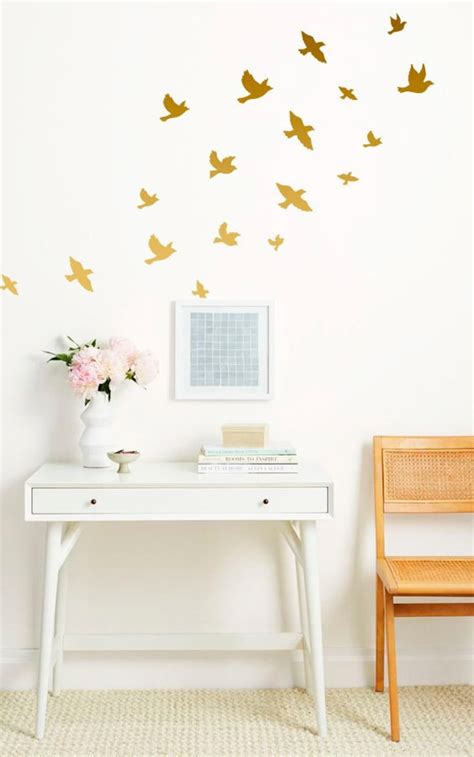 Birds Wall Decal Flock Of Birds Wall Sticker H139 Etsy