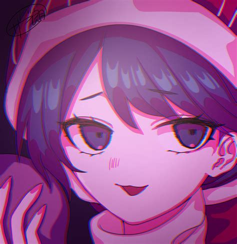 Safebooru 1girl Blue Eyes Blue Hair Chromatic Aberration Close Up