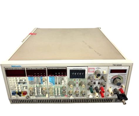Tektronix Tm5006 Main Frame With Dm501a Dc503a Dc5009 Dd501 Ps503a