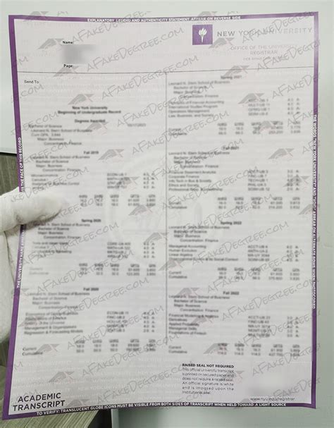 Buy Nyu Fake Transcriptsnyu Fake Transcript