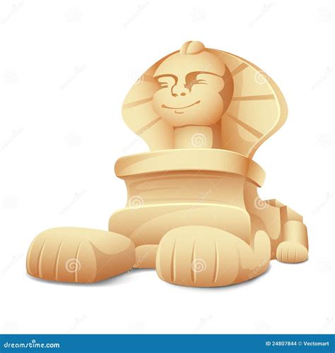 Sphinx Model Stock Vector Illustration Of Egypt Monument 24807844