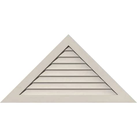 Wood Triangle Gable Vents And Louvers The Home Depot