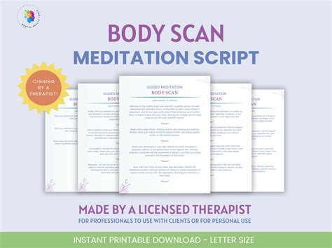 Guided Meditation Script Body Scan Deep Relaxation Techniques