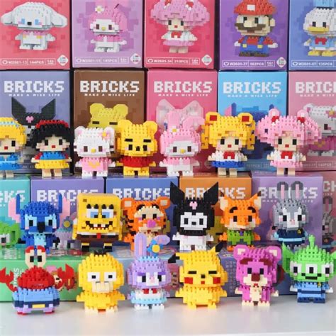 2024 Hot Sale Building Block Figures Mini Brick Characters Diy Tiktok Shop Philippines