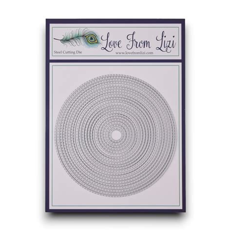 Lfl Outer Stitched Circle Nested Cutting Dies
