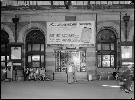 Assembly Platform View Towards Illuminated Railway System Map Central