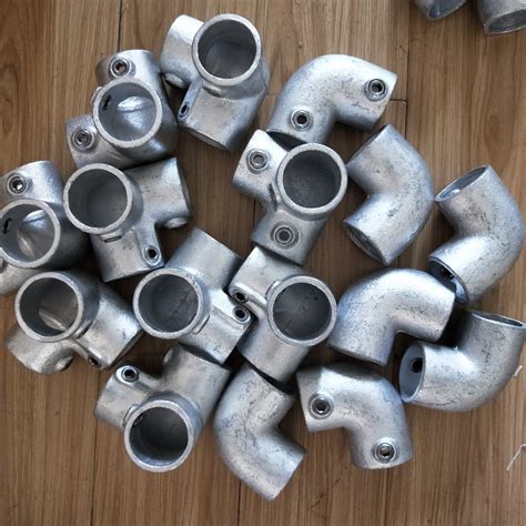 Galvanised Steel Key Clamp Safety Barrier Kit Made From 42mm Diameter
