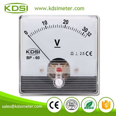 High Quality Bp 60n Dc32v Dc Analog Voltage Panel Meter Buy Meter Panel Meter Voltage Panel