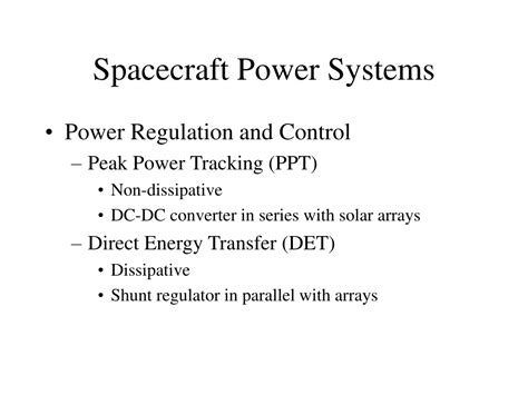 Ppt Comprehensive Guide To Spacecraft Power Systems Powerpoint