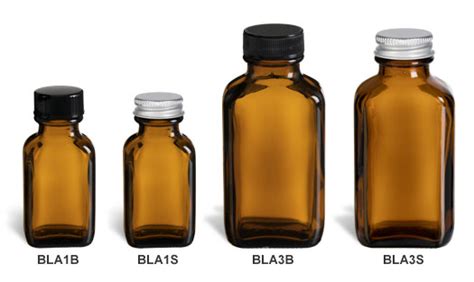 Amber Blake Glass Bottles Bulk Glass Containers Specialty Bottle