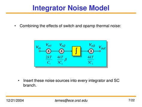 PPT THERMAL NOISE ESTIMATION IN SWITCHED CAPACITOR CIRCUITS PowerPoint Presentation ID