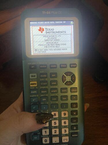 Texas Instruments Ti 84 Plus Ce Color Graphing Calculator Teal