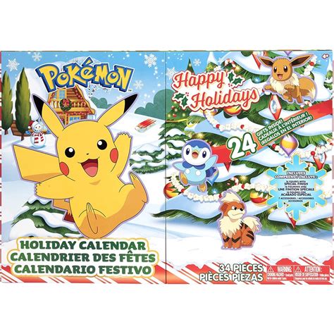 【sunny Buy寶貝館】 現貨 美國 Pokemo 神奇寶貝 寶可夢 2022 耶誕降臨曆 含16 公仔和 8配飾 蝦皮購物