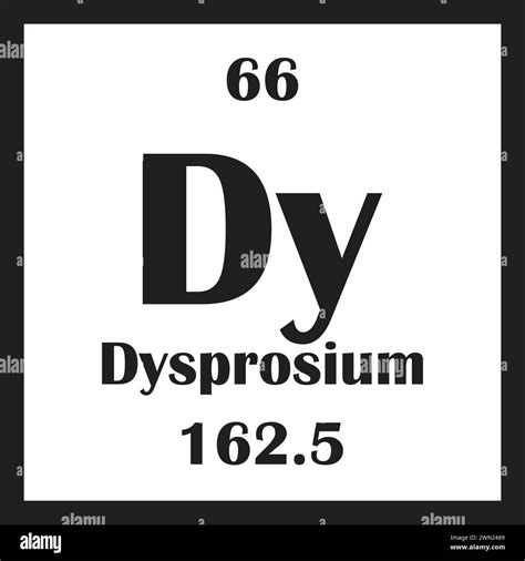 Dysprosium Stock Vector Images Alamy