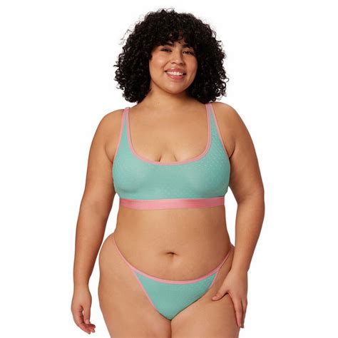 Parade Mesh Scoop Bralette And String Cheeky Set Xs 3xl 1 Each