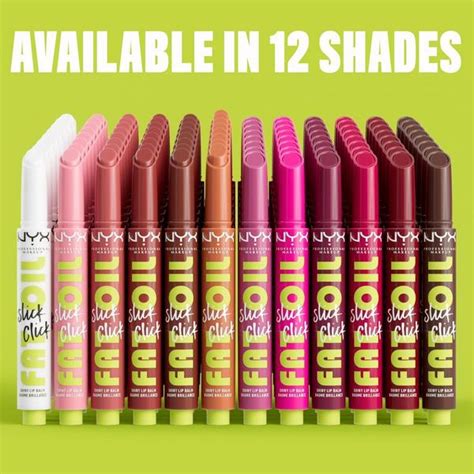 Nyx Professional Makeup Verified Fat Oil Slick Click Vegan Lip Balm