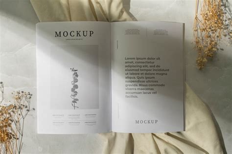 Premium Psd Fashion Magazine Mock Up Design