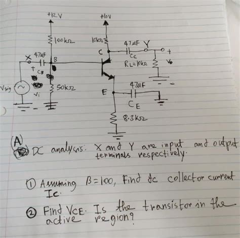 X Analycis X And Y Are Input And Output Terminals Chegg Com