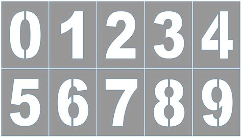 Трафареты цифры для подъезда 25 фото