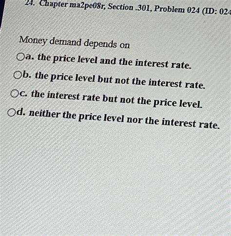 Solved Chapter Ma Pe R Section Problem Id Chegg