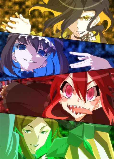 Garie Tuman Micha Jawkan Phara Suyuf And Leiur Darahim Senki Zesshou Symphogear Drawn By