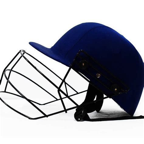 New Aga Cricket Batting Helmet Head Guard Blue Plastic For Men At Rs
